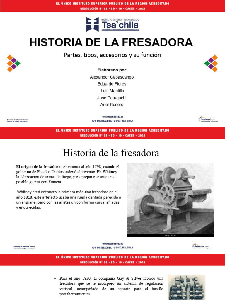 Evolución de la fresadora a través del tiempo | PDF | Sector secundario ...