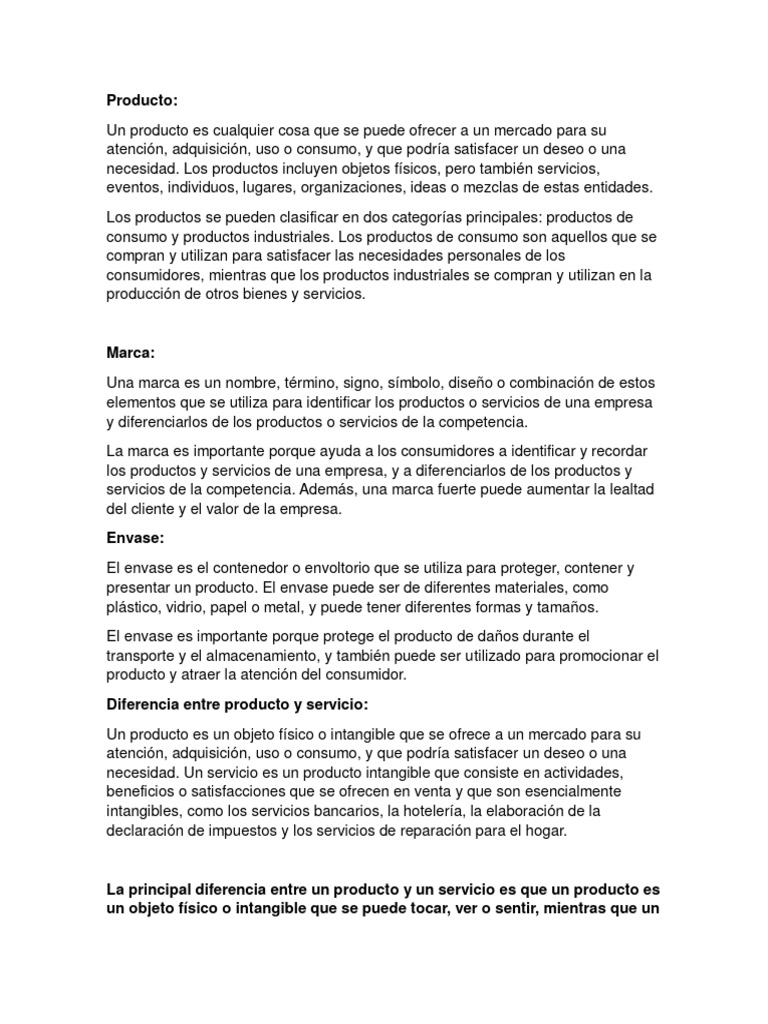 Resumen de Marketing Segundo Parcial | PDF | Producto (Negocio) | Marketing