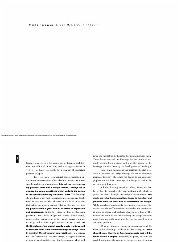 Itsuko Hasegawa - Ateliê Itsuko Hasegawa | PDF | Design | Drawing