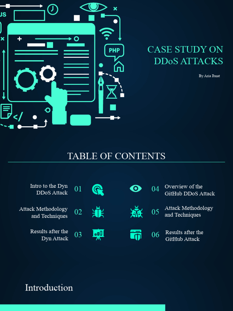 A Case Study On Major DDoS Attacks - Aria Ibnat | PDF | Denial Of Service Attack | Security