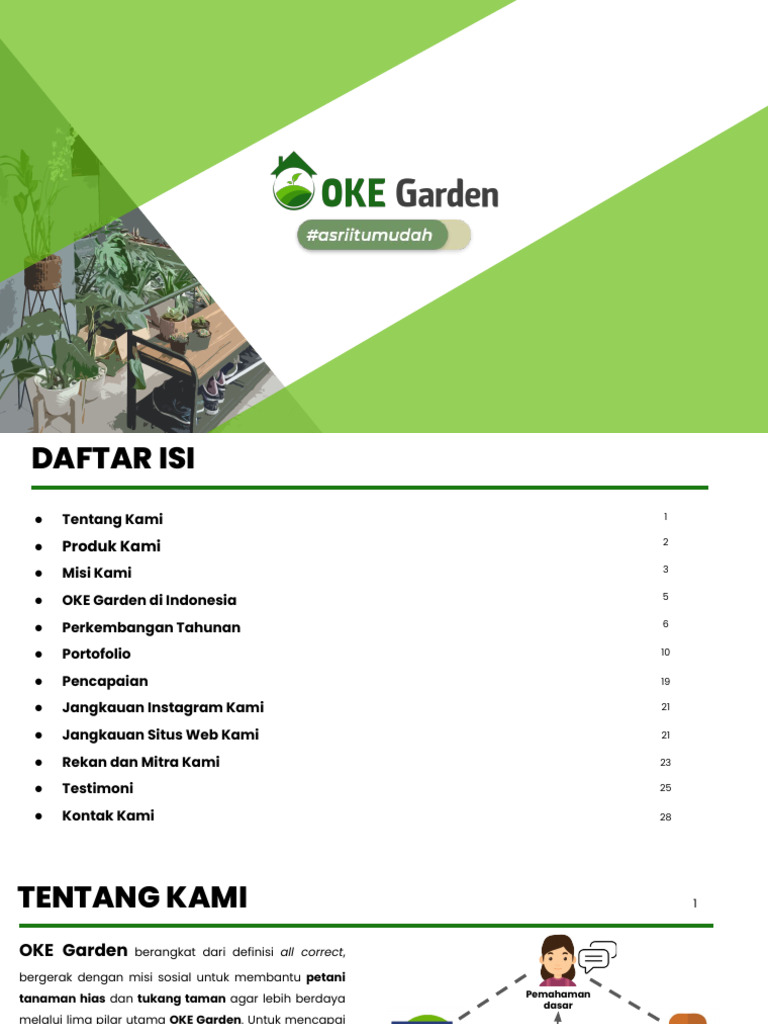 OKE Garden - Compro | PDF