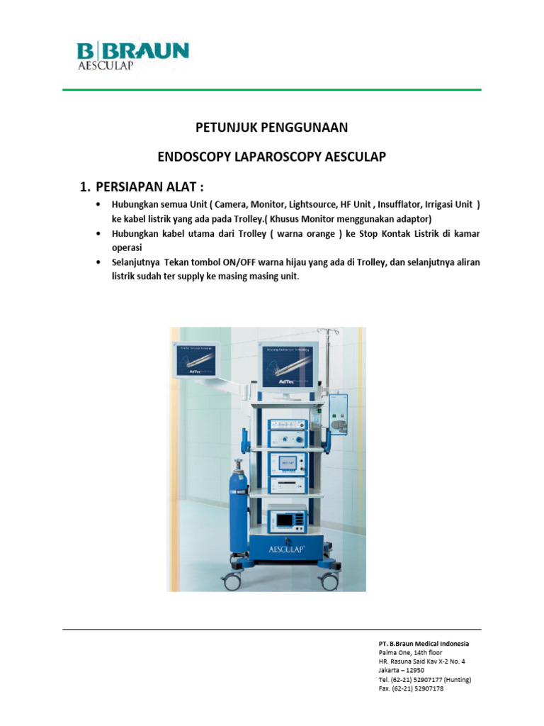SOP Operasional Laparos | PDF