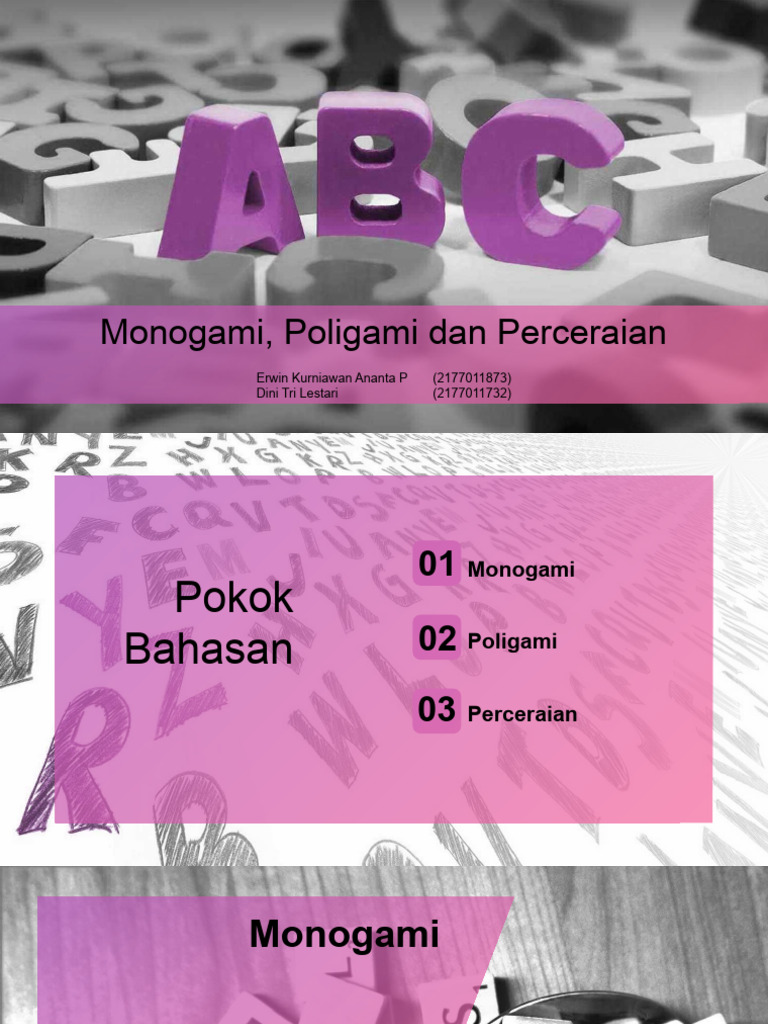 Monogami, Poligami Dan Perceraian-1 | PDF