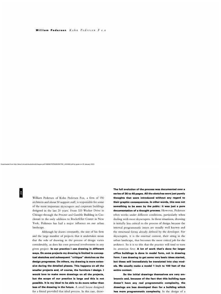 Pedersen's Design Process Insights | PDF | Design | Drawing