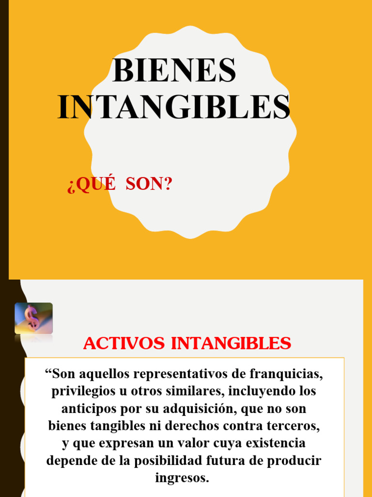 Definición y Ejemplos de Bienes Intangibles | PDF | Activo intangible ...