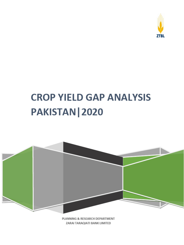 Crop Yield Gap Analysis | PDF | Agriculture | Wheat