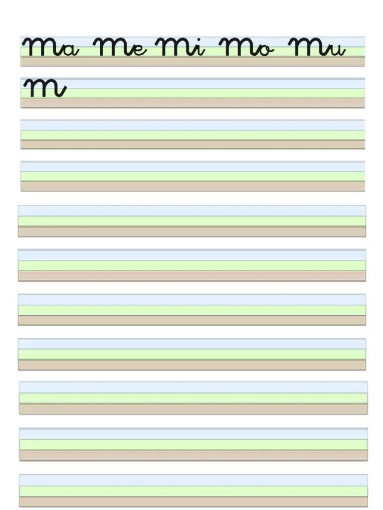 Guia Ma Me Mi Mo Mu | PDF