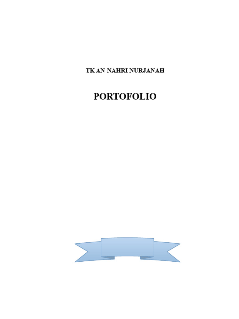 Contoh Portofolio-1 | PDF