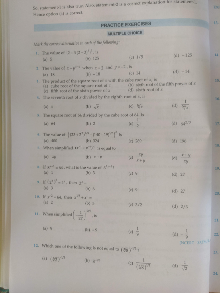 Maths Worksheet Class 9 | PDF