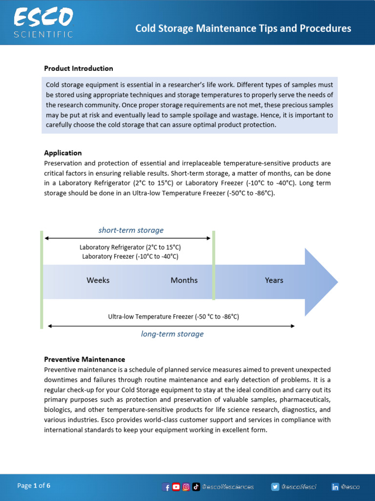 Cold Storage Maintenance Tips and Procedures-V.B-Mar2021 | PDF | Refrigerator | Vacuum Cleaner