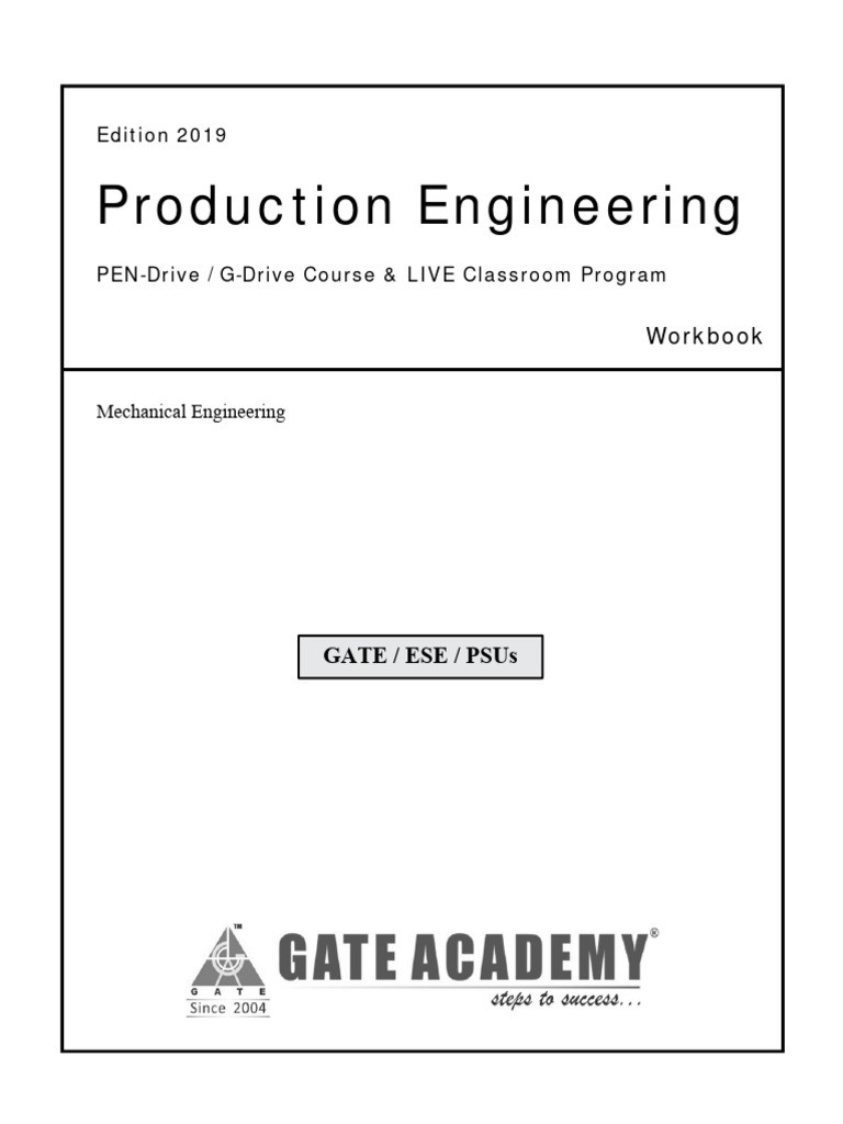 Production GATE Academy | PDF | Welding | Construction