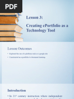 Creating EPortfolio As A Technology Tool | PDF | Rubric (Academic ...