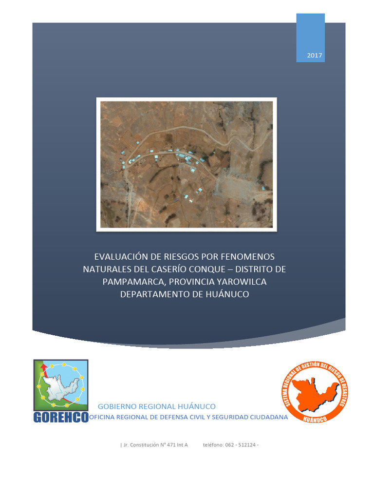 Informe de Evaluación Conque | PDF | Riesgo | Agua subterránea
