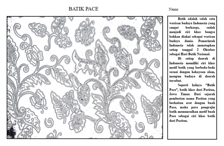 Batik Pace | PDF