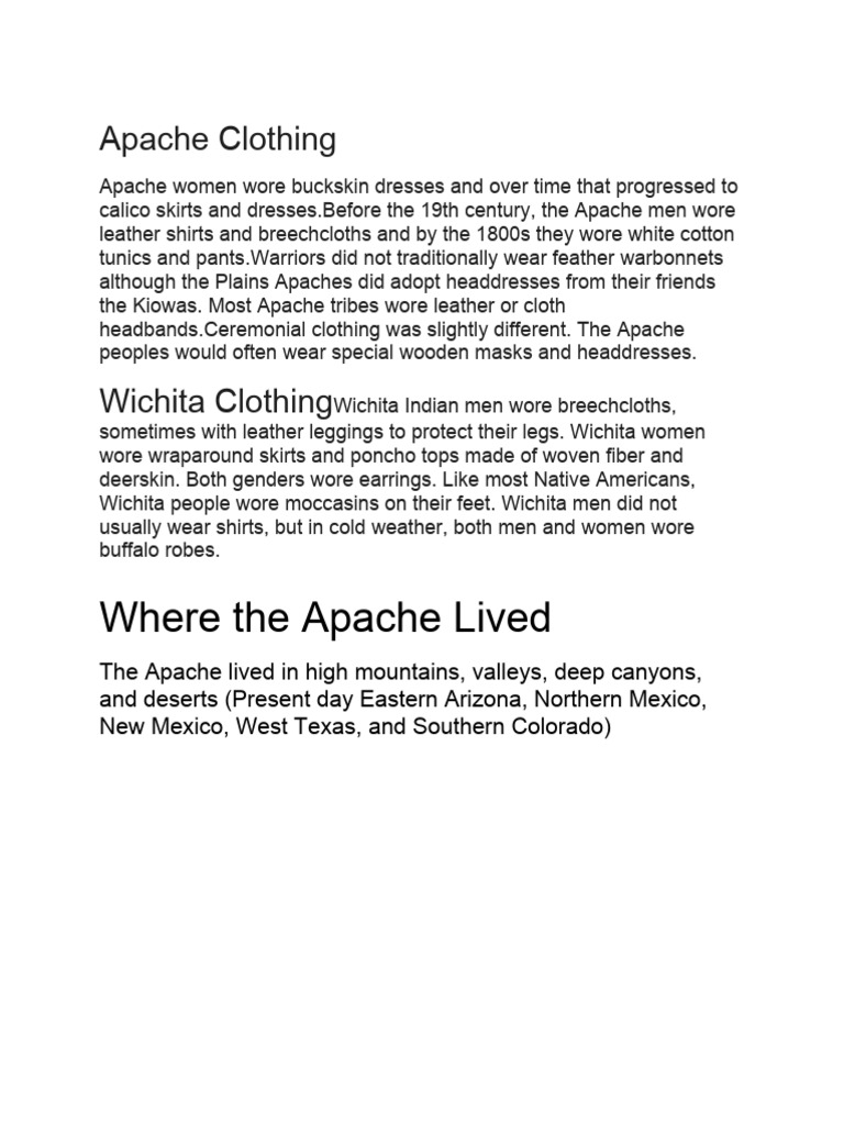 Compare and Contrast - Native American Tribes | PDF | Social Science