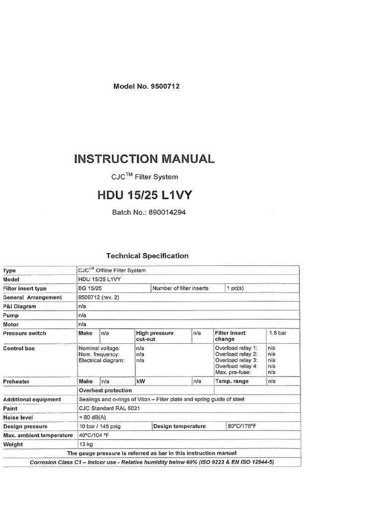15 25 CJC Filtration | PDF