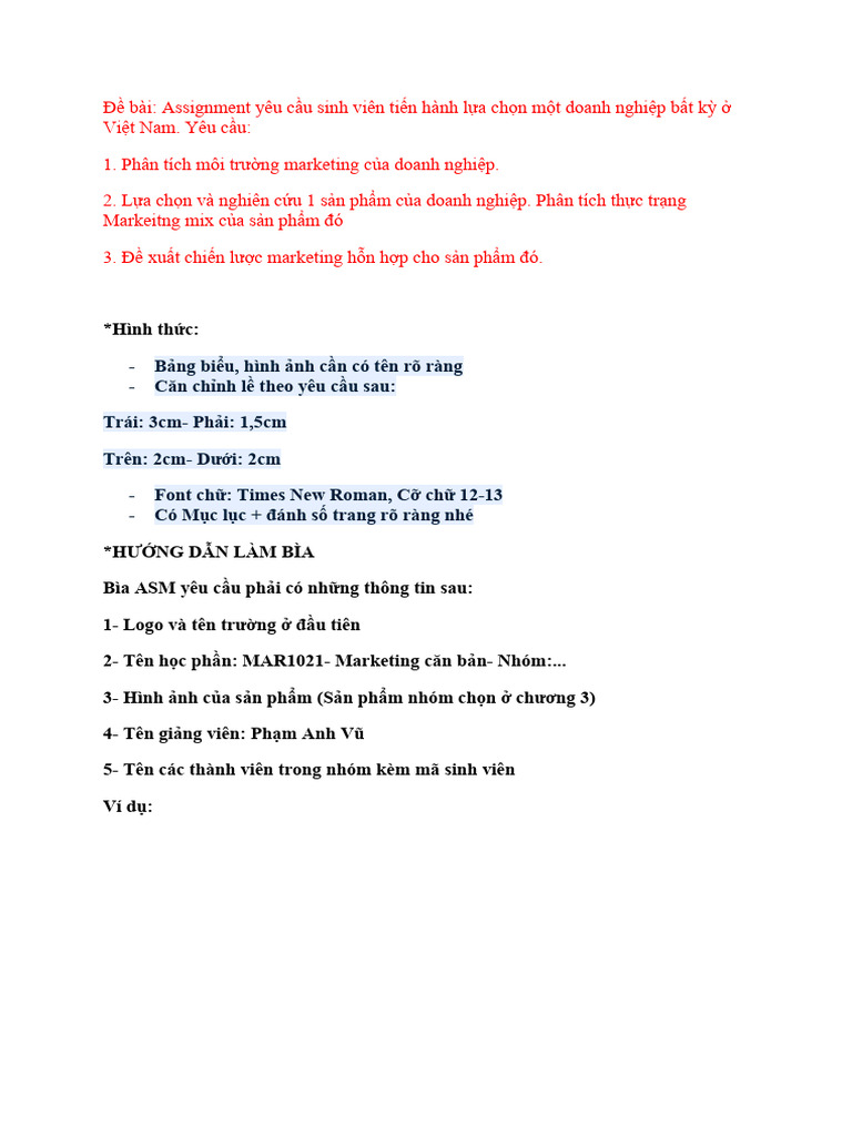 HƯỚNG DẪN ASM MKT CĂN BẢN | PDF