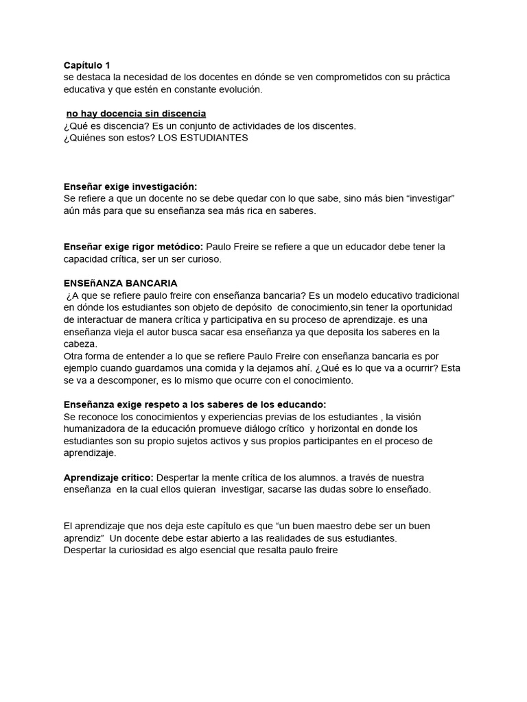 Pedagogia de La Autonomia | PDF | Enseñando | Modificación de ... Pedagogia de La Autonomia | PDF | Enseñando | Modificación de ...