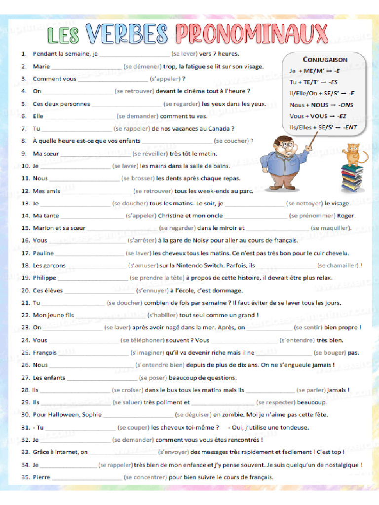 Les Verbes Pronominaux | PDF