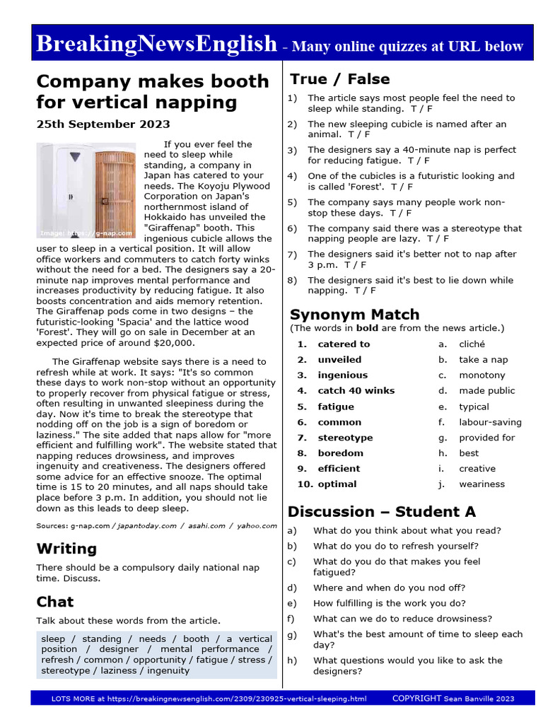 Vertical Napping M | PDF | Sleep | Determinants Of Health