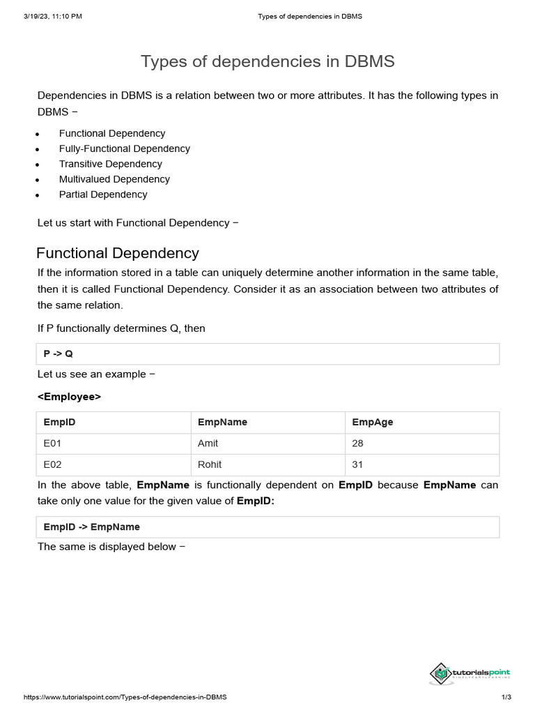 Dbms Module 3 Pdf Applied Mathematics Computer Science