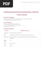 The Land of Pakistan Notes - Pakistan Studies 2059 Notes - O Level ...