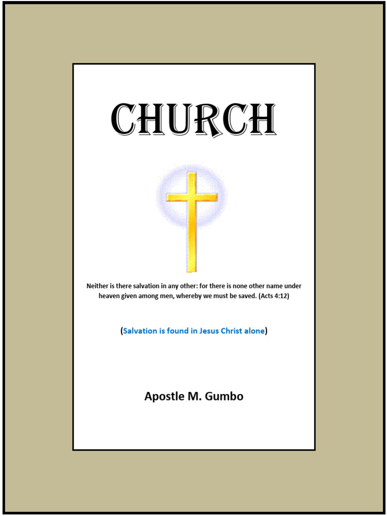 Church | PDF | Christian Church | Jesus