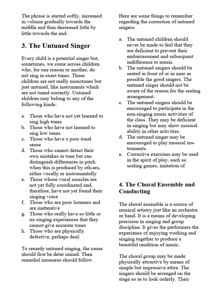 Music Notes | PDF | Singing | Music Theory