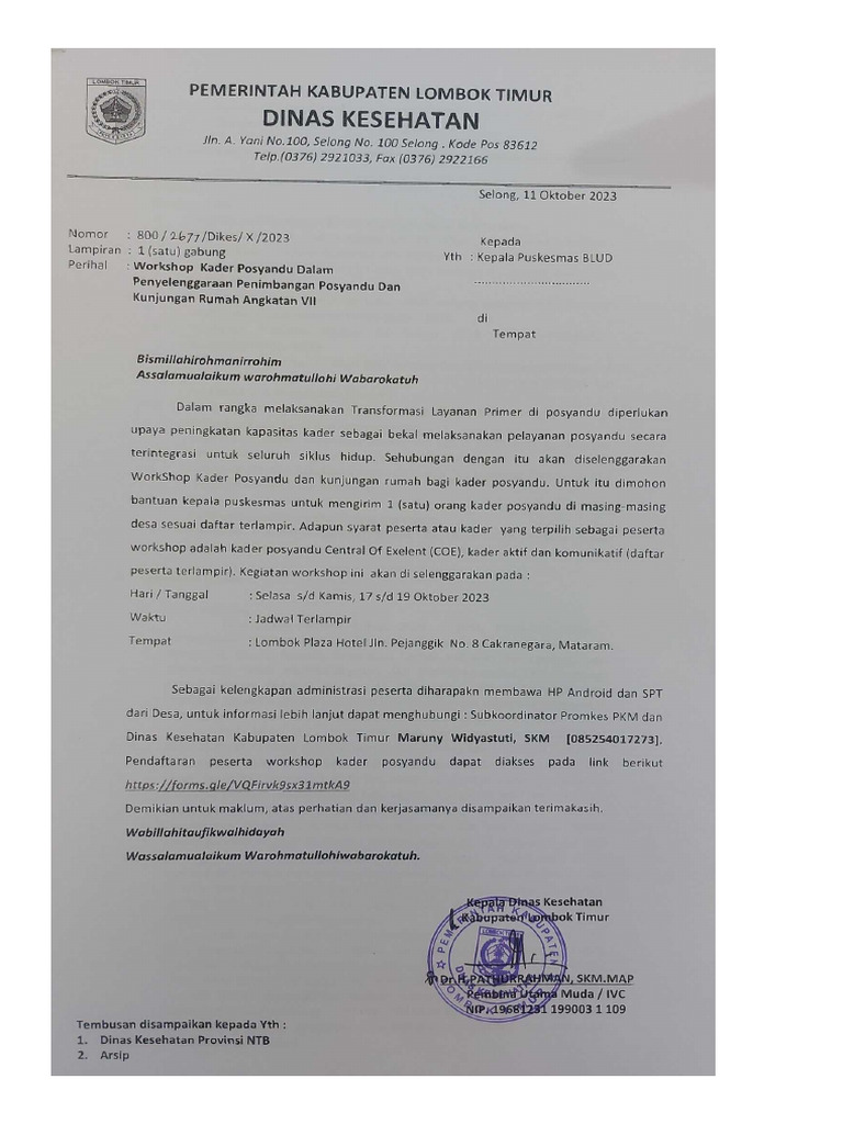 Workshop Angk 7 | PDF