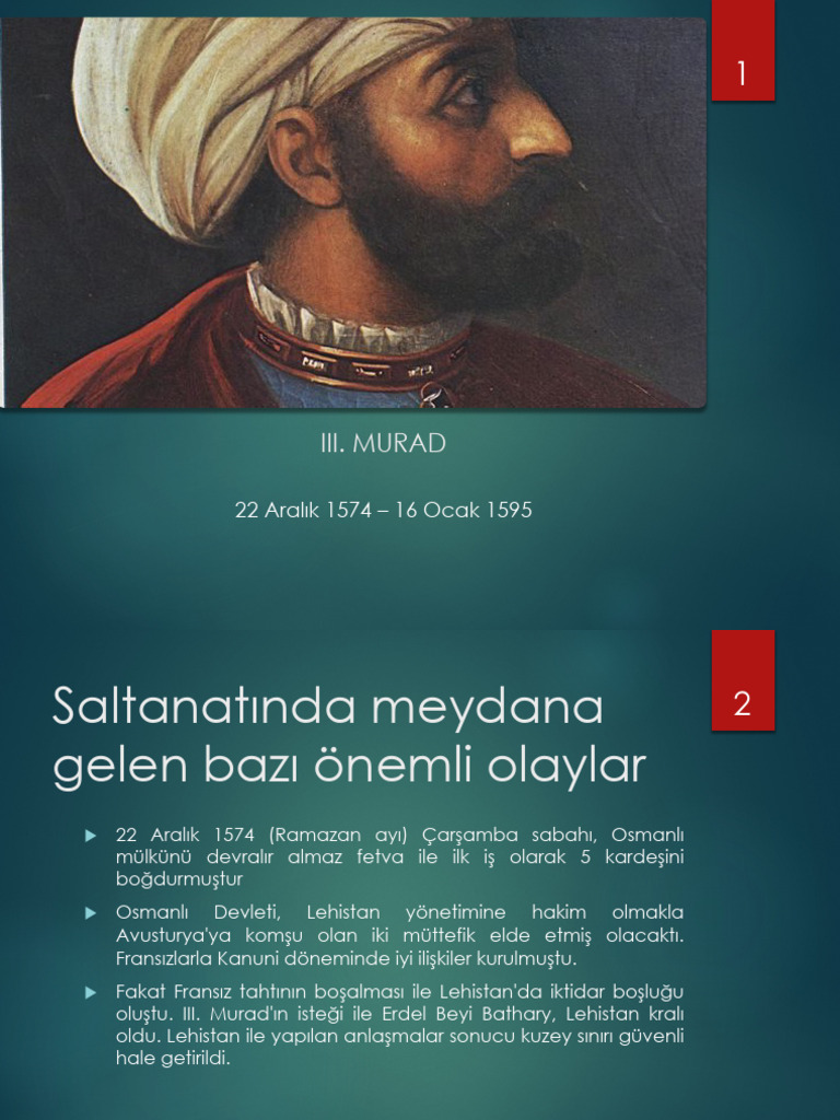 Iıı. Murad | PDF