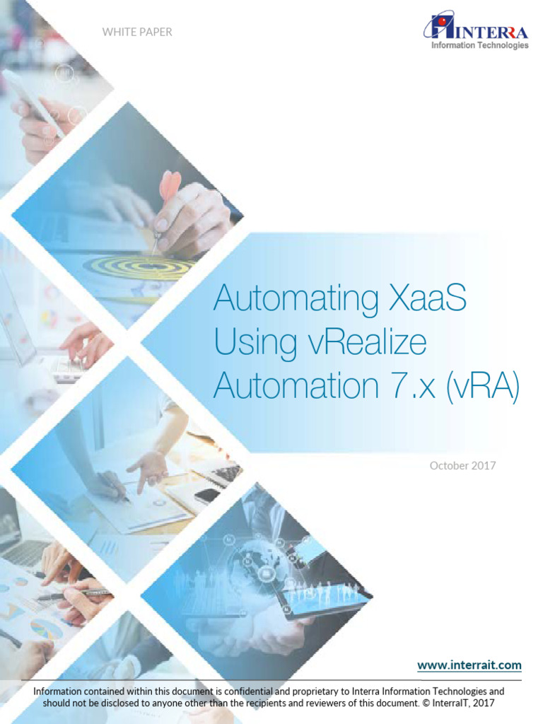 Automating XaaS with vRealize 7.x | PDF | Databases | Cloud Computing