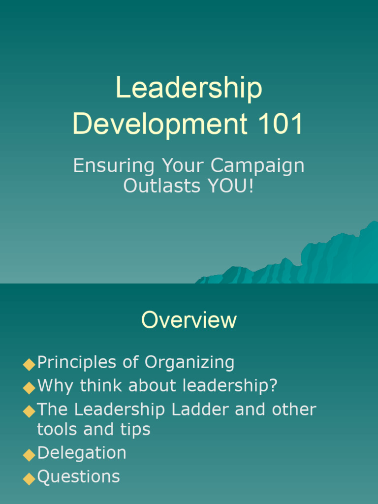 Leadership Development | PDF | Leadership