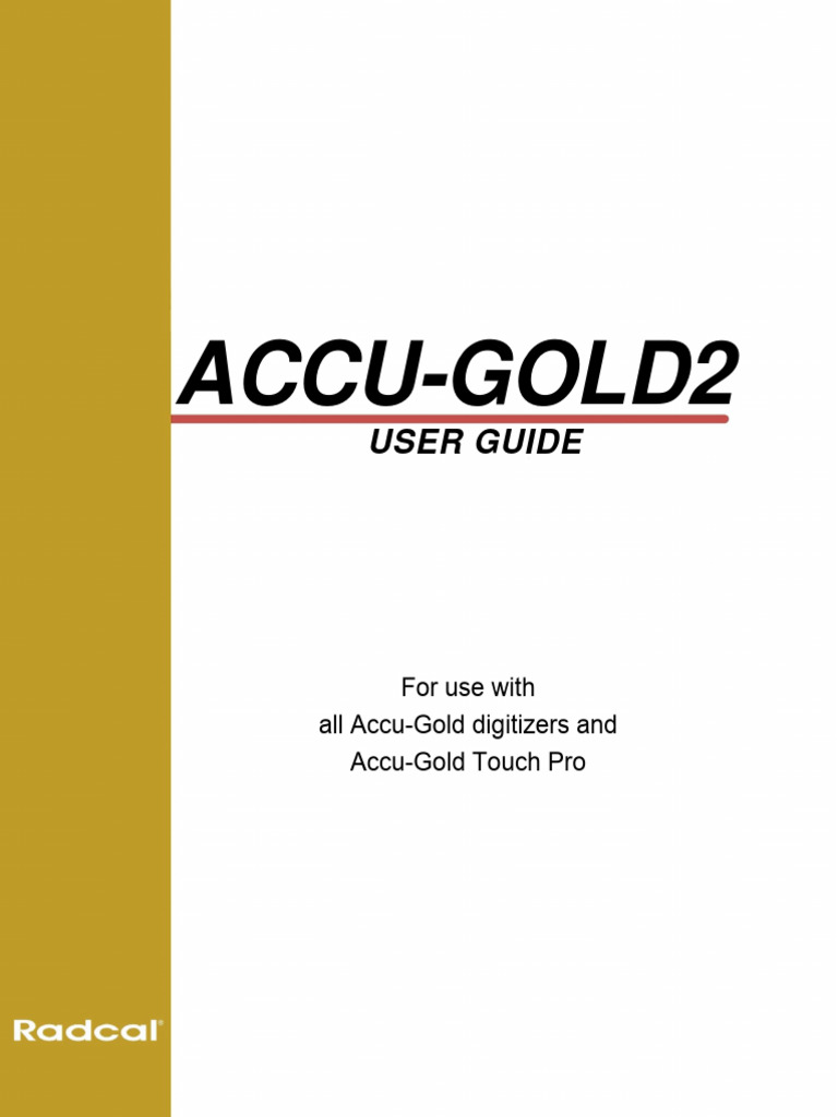 Accu-Gold 2 Manual | PDF | Computer Hardware | Microsoft Excel