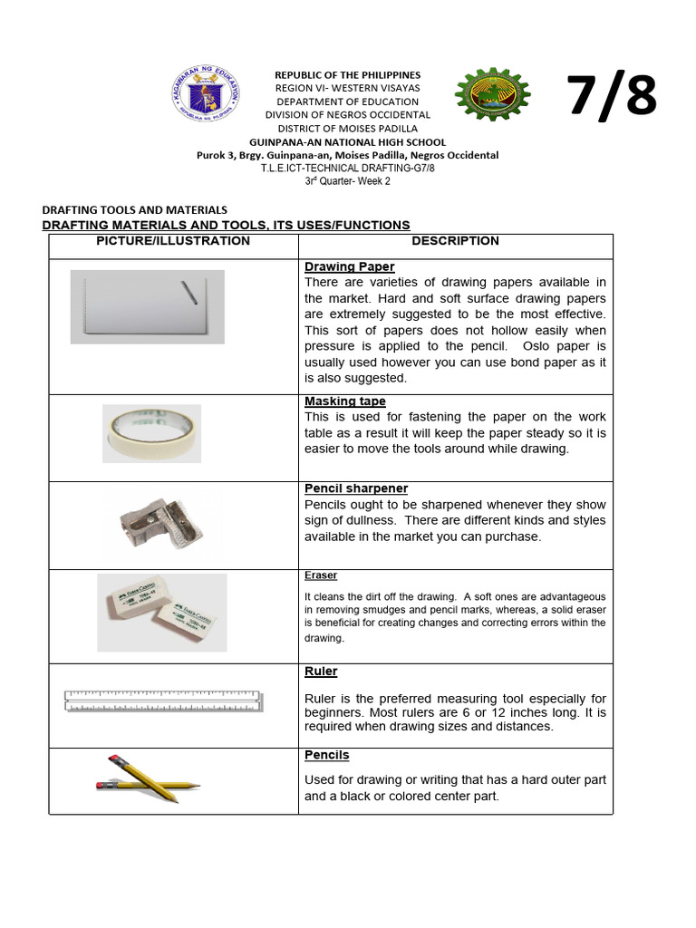 Week 2 | PDF | Drawing | Pencil