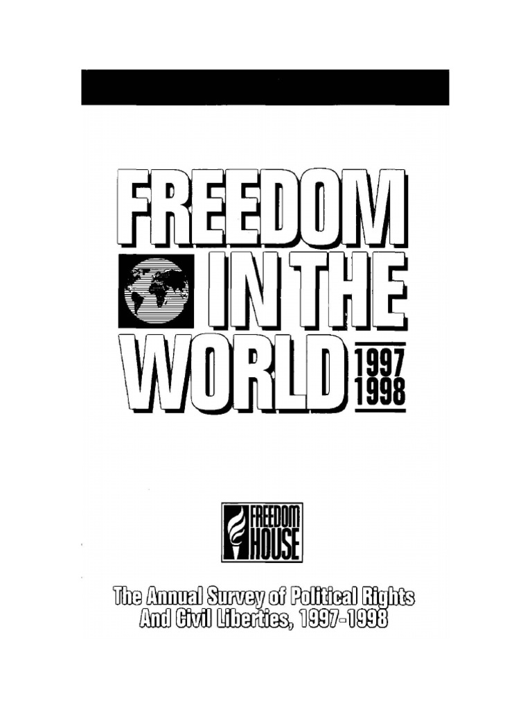 Freedom in The World 1997-1998 Complete Book | PDF | Democracy ...