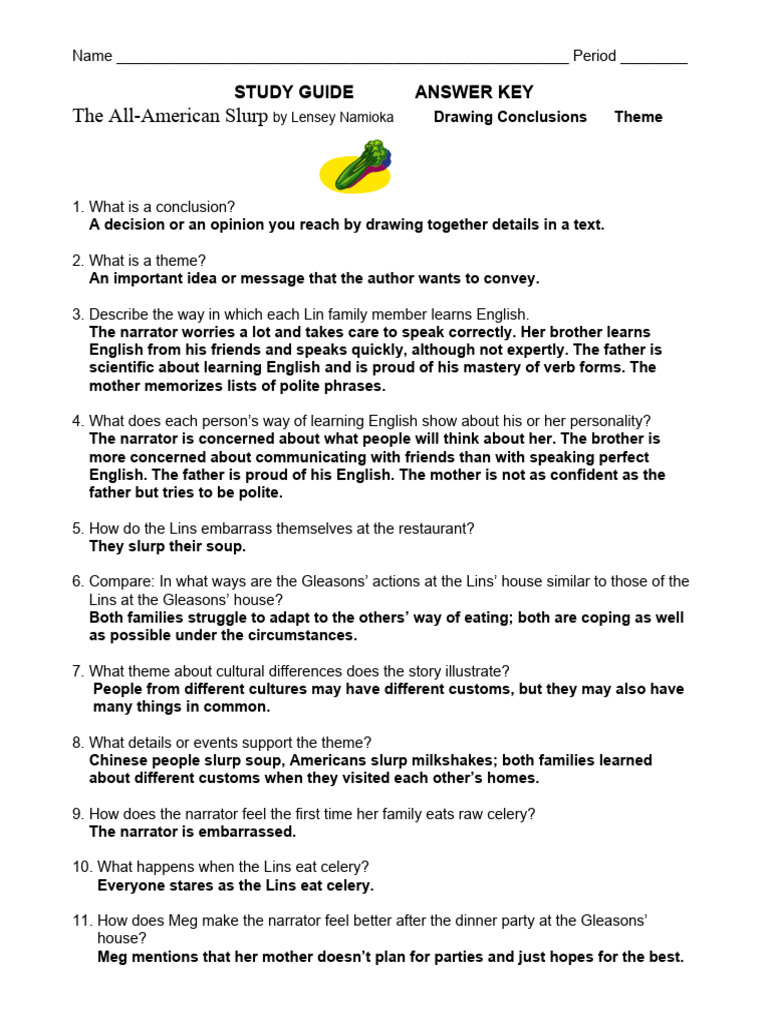 Cultural Lessons in "The All-American Slurp" | PDF | Human Communication