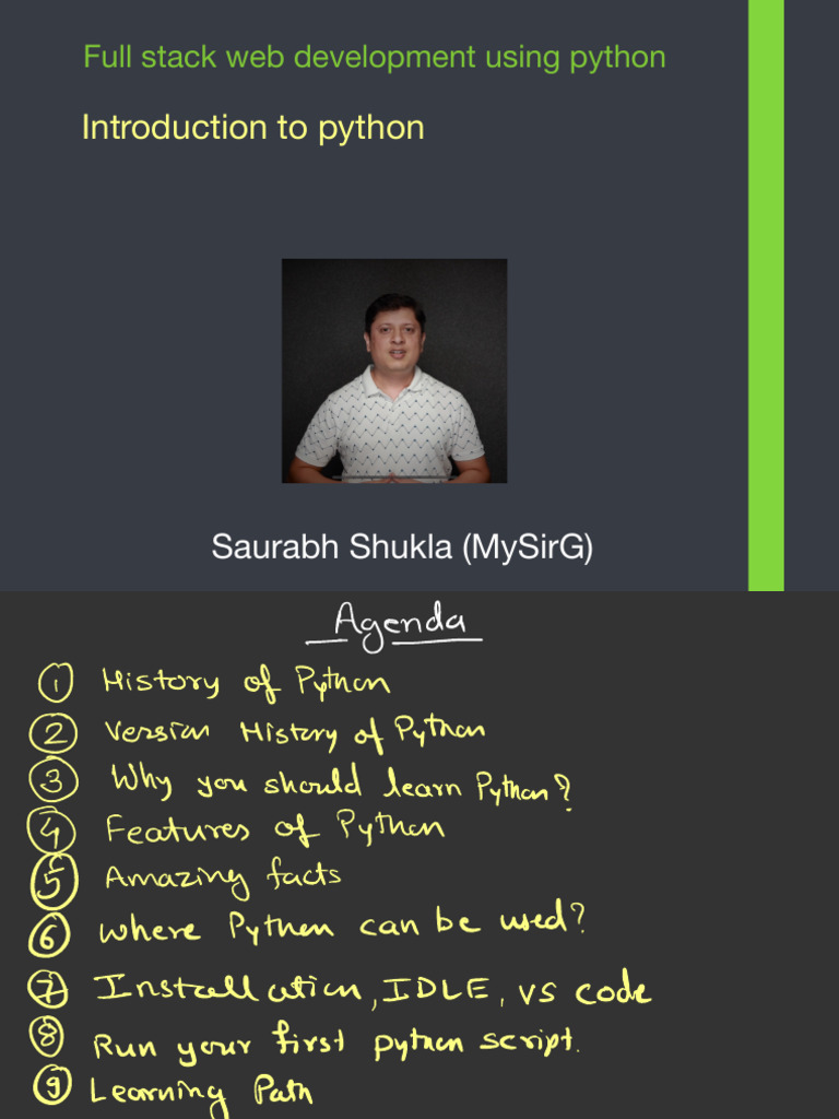 #1. Introduction | PDF | Python (Programming Language) | Software Engineering