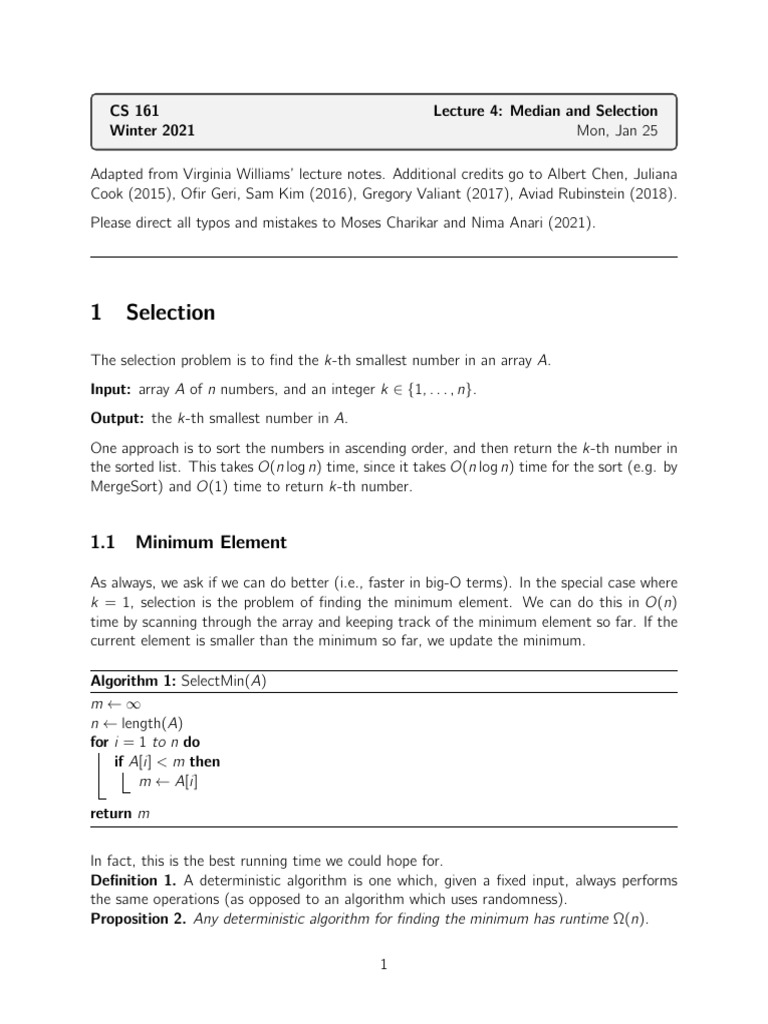 Lecture4 Notes | Download Free PDF | Time Complexity | Mathematical ...