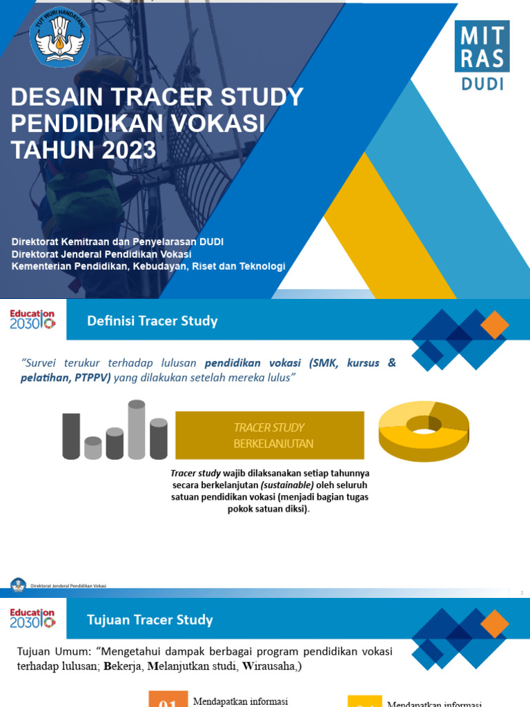 Tracer Study Pendidikan Vokasi 2023 | PDF