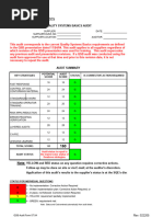 FSSC 22000 Gap Analysis Checklist | PDF | Food Safety | Verification And Validation