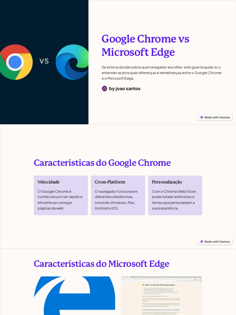 Google Chrome Vs Microsoft Edge | PDF | Rede mundial de computadores ...