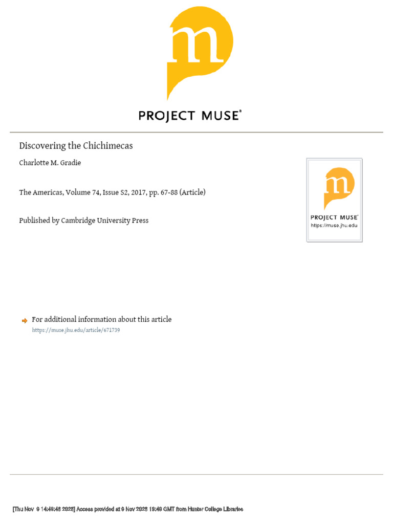 Discovering The Chichimecas | PDF