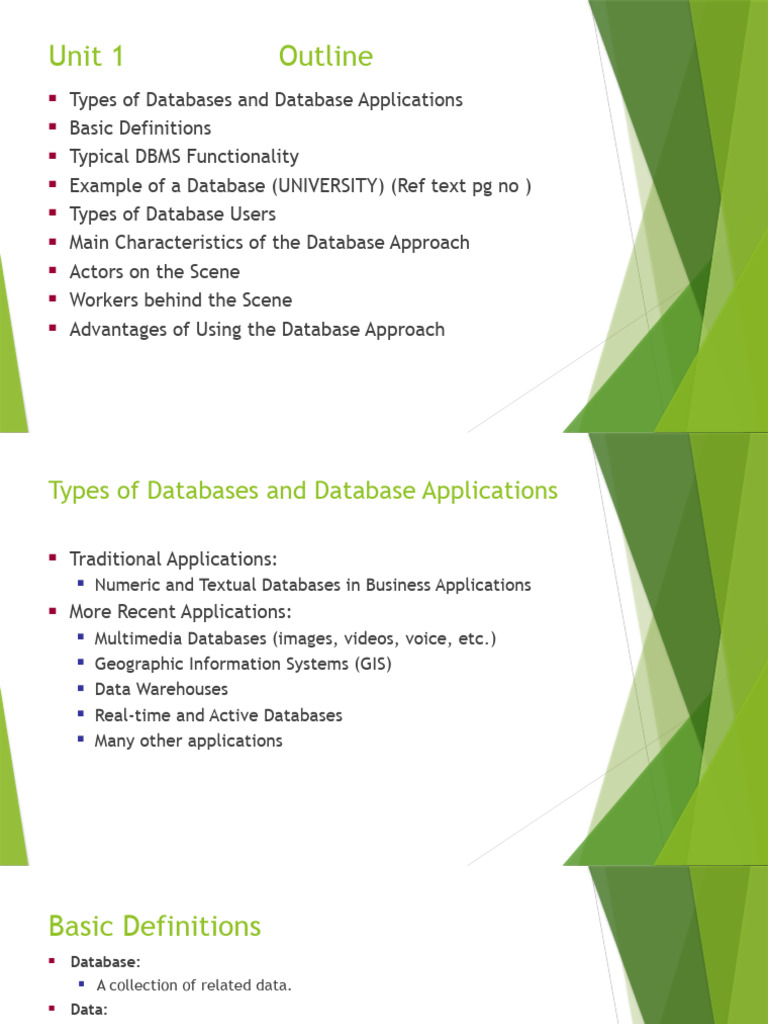 Database Users - Unit 1 | PDF | Databases | Database Transaction