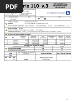 Formulario 110 V.4: Formulario para La Presentacion de Facturas | PDF