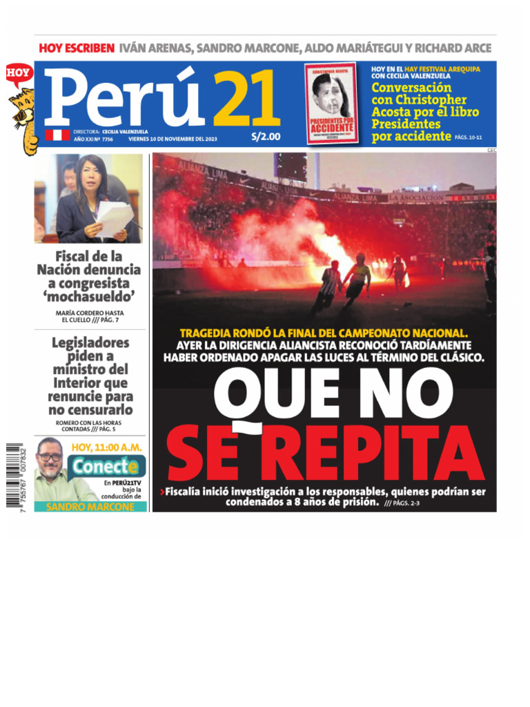 Peru21 101123lima | PDF