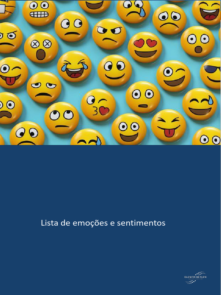 Lista de Sentimentos e Emocoes | Download grátis PDF | Psicologia | Emoções