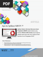 Panduan Input RUP Pada SiRUP | PDF
