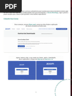 Link e Passo A Passo para Usar o Zoom | PDF