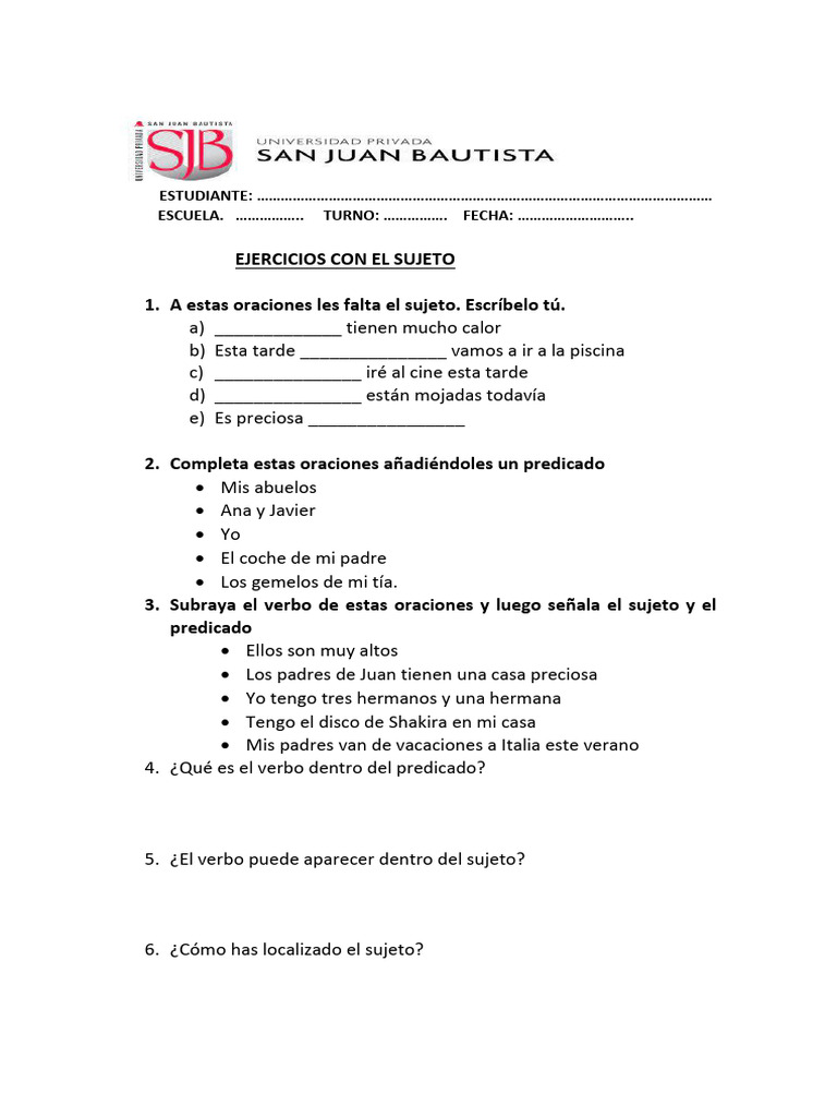 Practica - de Gramatica | PDF