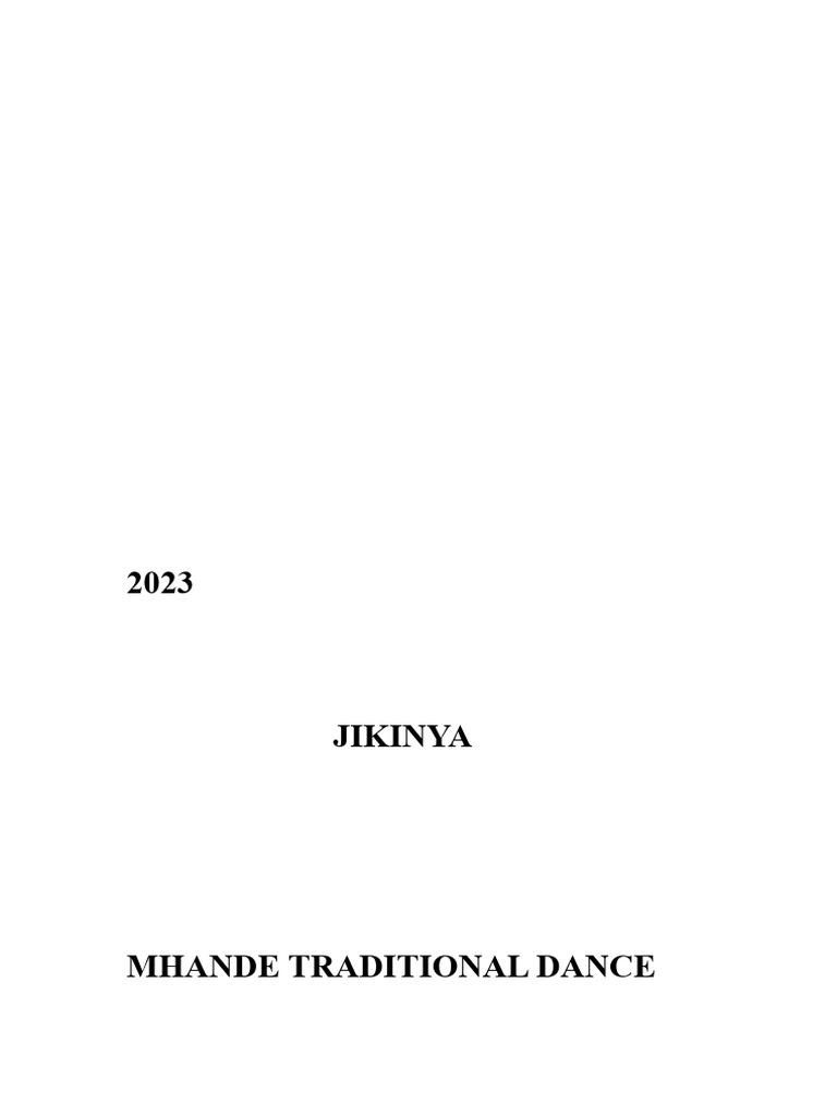 Origins and Elements of Mhande Dance | PDF | Religion & Spirituality